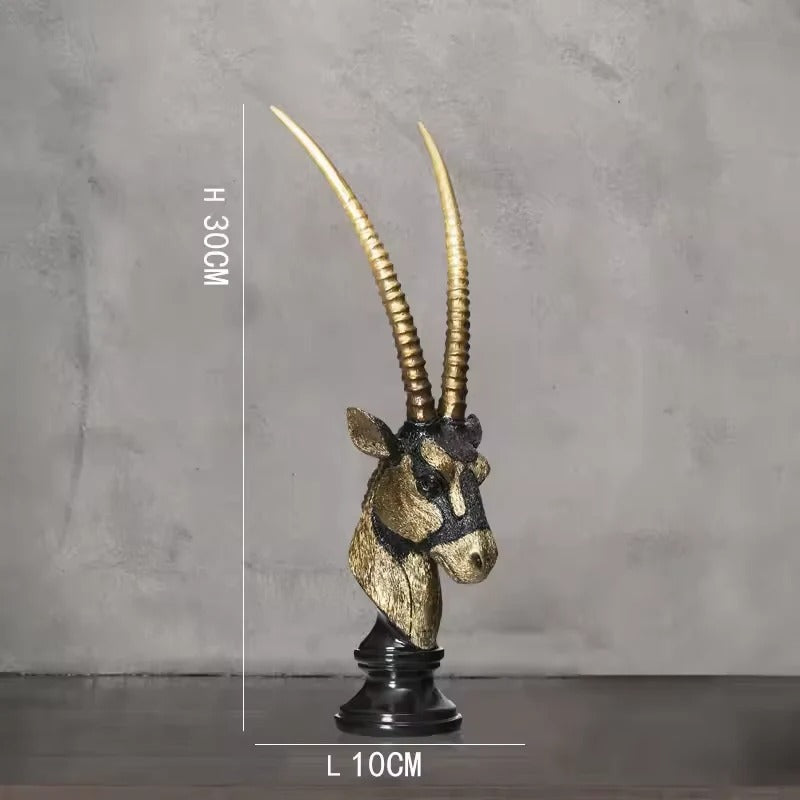 MARKHOR PROFILE STATUE – Home decorations